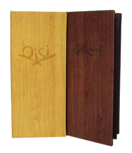 Fine Dining Menu Covers, Wine List Books, Check Presenters, Placemats ...